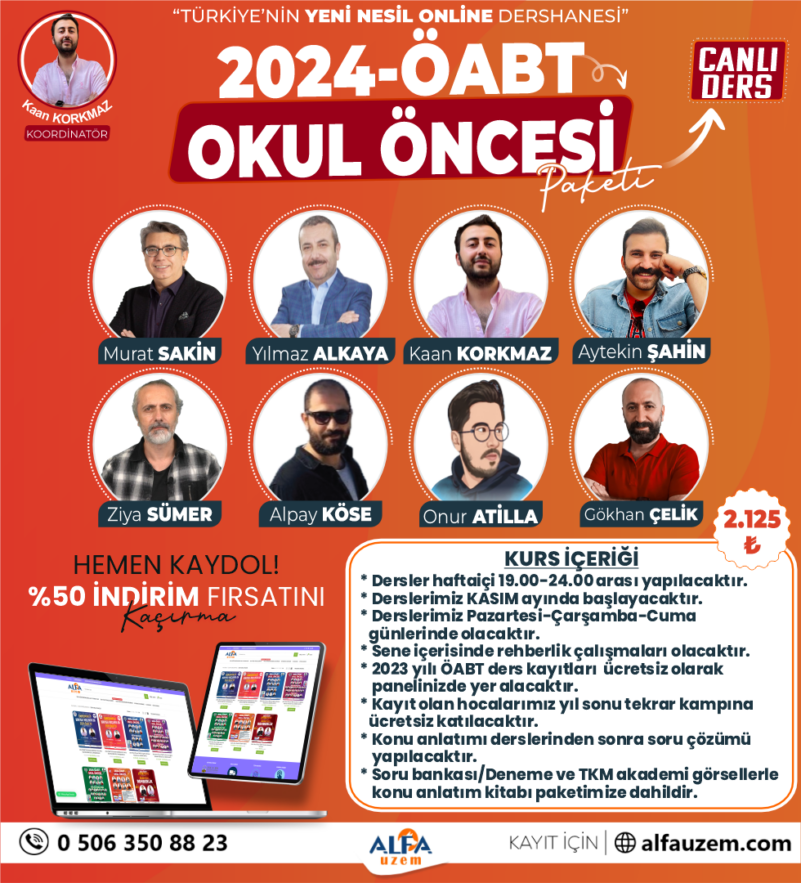 2024 OKUL ÖNCESİ » Alfa Uzem